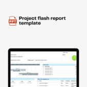 Flash report template - Digital Transformation Library